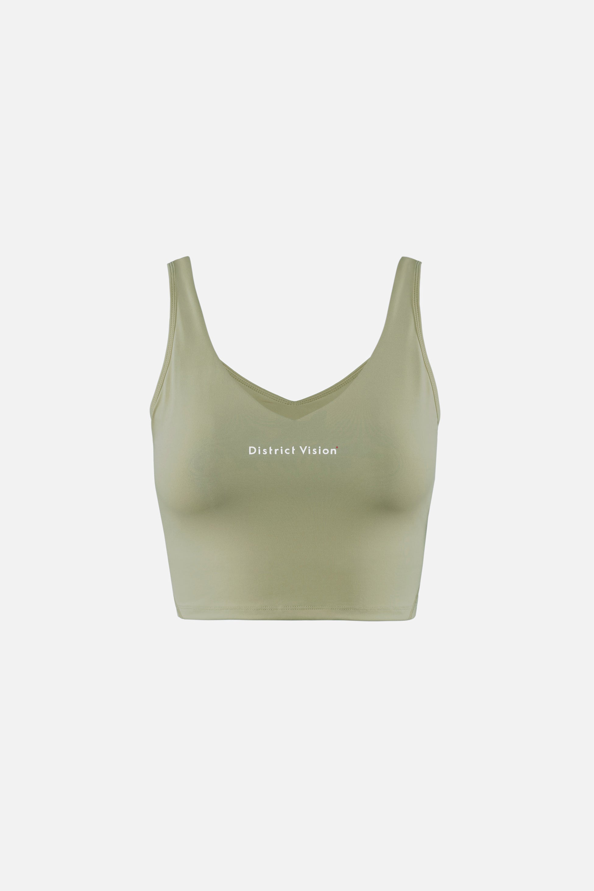 District Vision | Twin Layer Long Line Bra - Ash – Machina Libera