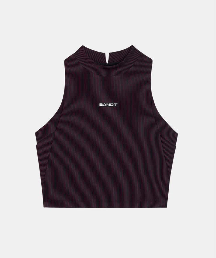 Bandit | Striped Cadence™ Vaso Race Crop - Black with Fig – Machina Libera